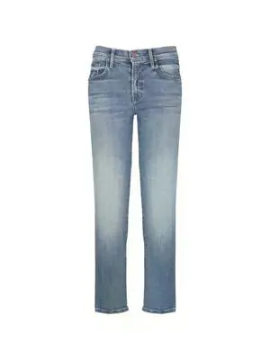 MOTHER The Mid Rise Straight-leg Jeans - Blue
