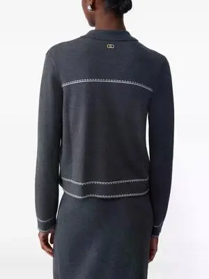 Liu Jo Knit Jacket With Beads