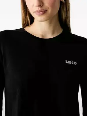 Liu Jo Logo Embellished Long Sleeve T-shirt