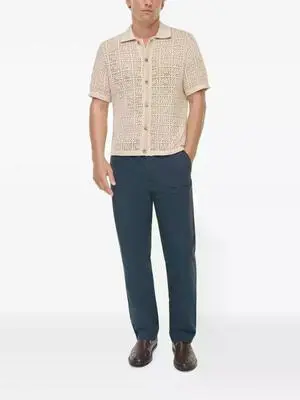 Simkhai Billy Crochet-knit Shirt