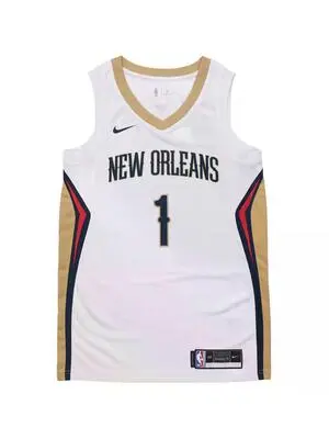 Nike New Orleans Pelicans Association Edition Dri-fit Nba Swingman Jersey - White