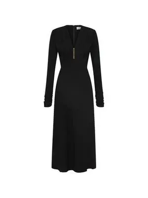 Rebecca Vallance Tallon Long Sleeve Midi Dress