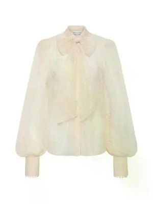 Rebecca Vallance Delphina Blouse - Neutrals