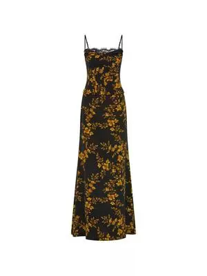 Rebecca Vallance Gilded Floral Maxi Dress