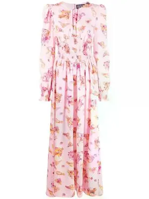 Versace Printed Maxi Dress