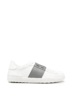 Valentino Garavani Open Rockstud-embellished Sneakers - White
