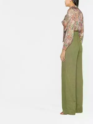 Max Mara Straight-leg Tailored Linen Trousers