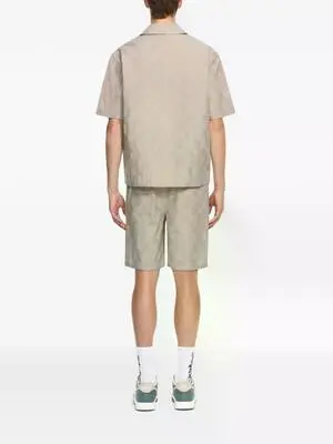 Off-White Arrow Monogram Bowling Shorts - Neutrals