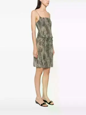 ST. AGNI Zebra-pattern Top