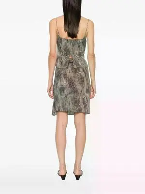 ST. AGNI Zebra-pattern Top