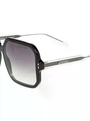 Isabel Marant Étoile Livia Square-frame Sunglasses - Black