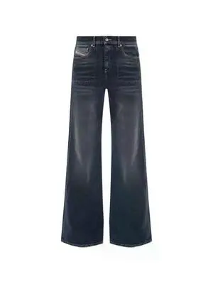 DIESEL® 1978 D-akemi-f Faded Wide Leg Jeans