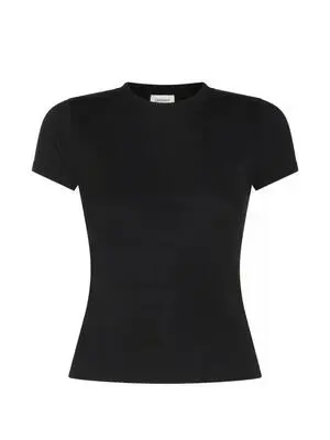 Saint Laurent Cassandre Embroidered T-shirt