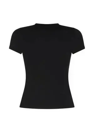 Saint Laurent Cassandre Embroidered T-shirt