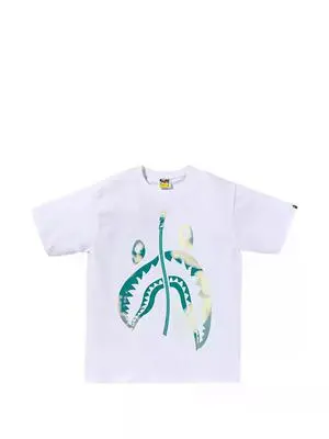 A BATHING APE Tie Dye Twist Shark T-shirt