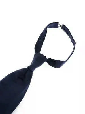 Corneliani Silk Ascot Tie - Blue