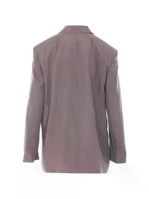 Saint Laurent Peak-lapel Silk Blazer