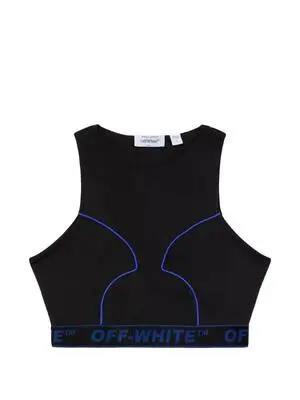 Off-White Logoband Lycra Top - Black