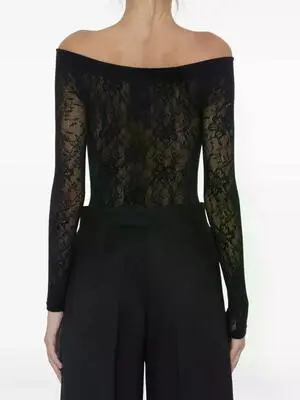 Saint Laurent Floral-pattern Bodysuit