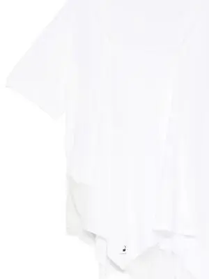 PUSHBUTTON Asymmetric Laced T-shirt