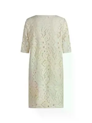 BETTY BARCLAY Leaf Lace V-neck Midi Dress