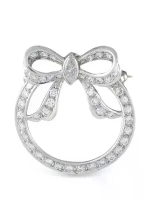 LB EXCLUSIVE Bow Diamond Brooch