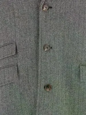 Valentino Garavani Herringbone-pattern Virgin Wool Coat