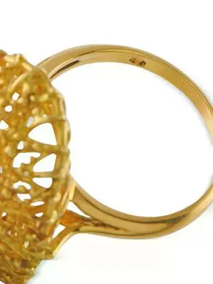 LB EXCLUSIVE 18k Yellow Egyptian Opal Ring