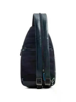 PIQUADRO Logo-plaque Leather Backpack