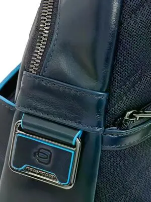 PIQUADRO Logo-plaque Leather Backpack