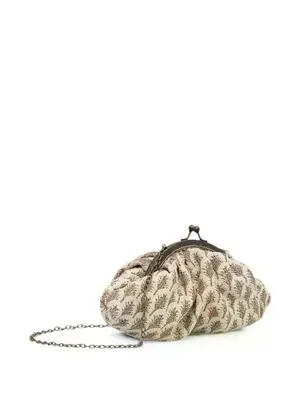 HOSS INTROPIA Naroa. Jacquard-knit Clutch Bags - Neutrals