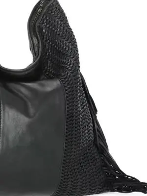 REPTILE'S HOUSE Vasia Braided Leather Tote Bag