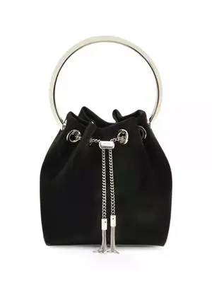 JIMMY CHOO Bon Bon Bucket Bag - Black