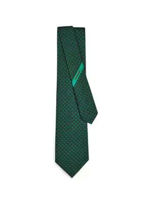 FERRAGAMO Archi-print Silk Neck Tie