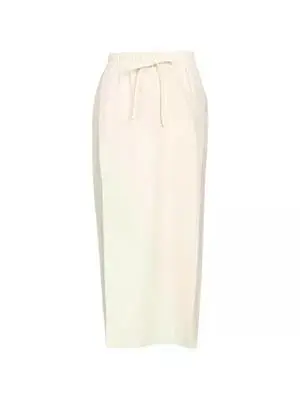 Max Mara Drawstring-waist Jersey Skirt - Neutrals