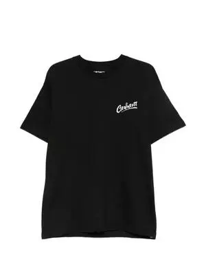 Carhartt Work In Progress Pup Logo-print T-shirt - Black
