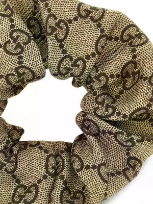 Gucci Gg Silk Scrunchie