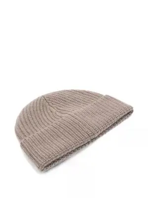 Brunello Cucinelli Ribbed-knit Cashmere Beanie Hat