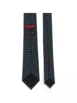 Gucci Gg Silk Jacquard Neck Tie