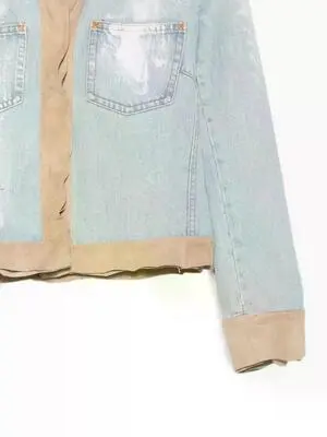 Dolce & Gabbana 2000s Distressed Panelled Denim Jacket