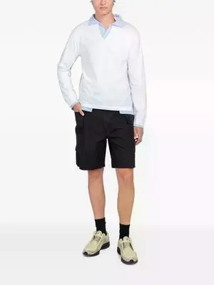 Gimaguas Luis Layered-detail V-neck Sweater - White