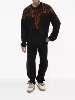 COUNTY OF MILAN Embroidered Crew-neck Sweater