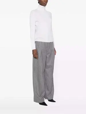 ALLUDE Roll-neck Long-sleeve Sweater