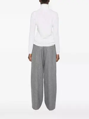 ALLUDE Roll-neck Long-sleeve Sweater