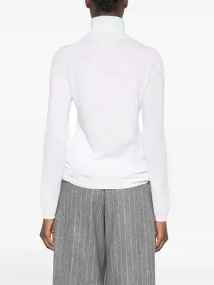 ALLUDE Roll Neck Long Sleeve Sweater