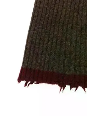 UMA WANG Ribbed Knit Beanie Hat