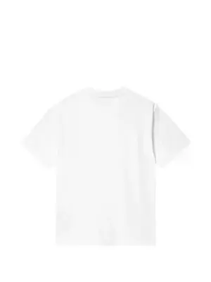 Carhartt Work In Progress Cotton Knit Heart Appliqué Pocket T-shirt - White