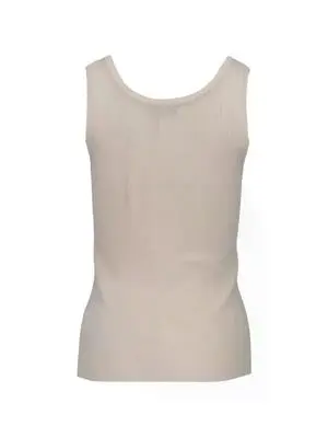Isaia Ribbed-knit Scoop-neck Top