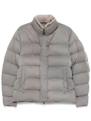 Herno Quilted Bomber Jacket - Grey
