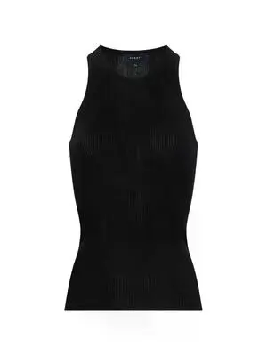 Soeur Kenzie Ribbed-knit Sleeveless Top